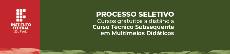 Estude Aqui! - IFSP - Portal Institucional